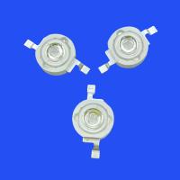 China 405nm High Power LED Diode Clear Convex Lens 140 deg 3W UV LED for sale