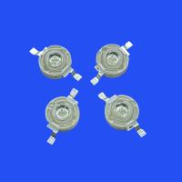 China 480nm - 485nm Clear Lens Convex Head 120 Deg 3W Blue Color High Power LED Diode For Various Lighting for sale