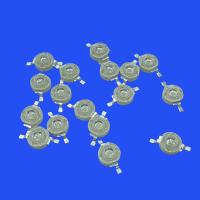China 480nm - 485nm Clear Lens Convex Head 120 Deg 3W Blue Color High Power LED Diode For Various Lighting for sale