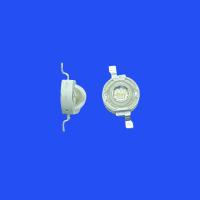 China 520nm - 525nm 240LM - 260LM Clear Lens Convex Head 120 Deg 3W Green Color High Power LED Diode For Various Lighting for sale