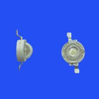 China 545nm - 550nm Clear Lens Convex Head 120 Deg 3W Green Color High Power LED Diode For Visual Displays And Digital Screens for sale