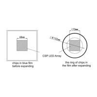 China 1.0x1.0x0.3mm 1010 300mA Fluorescent Film CSP Chip LED For Symbol Luminaire for sale