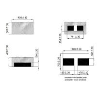 China 0.9x0.5x0.4mm 0905 Excellent Color Consistency CSP LED For Lamp Tube for sale