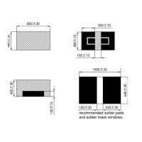 China 0.8x0.5x0.4mm 0805 Flip Chip Framed Auxiliary Electrode CSP LED For Outdoor Displays for sale