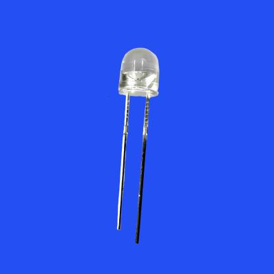 China High Luminous Intensity 6mm Head Height F5 30deg Cool White Color 1W DIP 5mm LED Diode for sale
