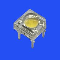China F5 0.5W Yellow Color Super Flux Piranha LED Integrated Zener Clear Lens 80 Deg 5mm LED For Warning And Arrow Lights for sale