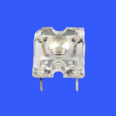 China F5 0.5W Yellow Color Super Flux Piranha LED Integrated Zener Clear Lens 80 Deg 5mm LED For Warning And Arrow Lights for sale