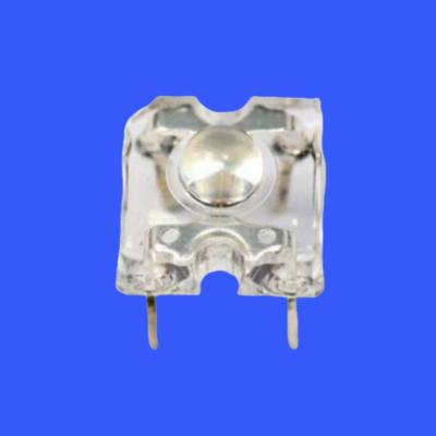 China 0.5W Red Color T1 3/4 Super Flux Piranha LED Integrated Zener Transparent Lens 80 Deg 5mm Diode LED For Brake Lights for sale