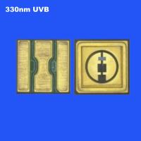 China 0.6W UVB 330nm 3535 SMD LED Ceramic Sealing High Radiant Power Water Clear Lens 120 Deg For Sterilization for sale