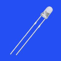 China 1.5Hz Flash LED Clear Lens 605nm Orange LED Diode 30 Deg 3mm Through Hole Blink LED Product for sale
