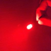 China 2.5Hz Diffused Foggy Lens 630nm Red Color LED Diode 30 Deg 3mm Through Hole Flash Blink LED for sale