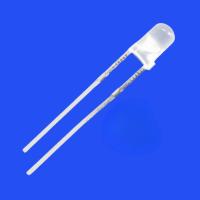China 2.5Hz Diffused Foggy Lens 630nm Red Color LED Diode 30 Deg 3mm Through Hole Flash Blink LED for sale