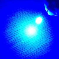 China 605nm Blue Color 3000mcd 3mm LED Diode Round Head Clear Lens 30 Deg Short Pin Dip LED for sale