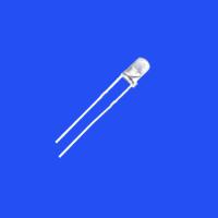 China 605nm Blue Color 3000mcd 3mm LED Diode Round Head Clear Lens 30 Deg Short Pin Dip LED for sale