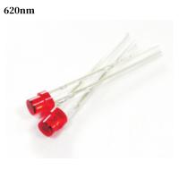 China Through Hole IR Receiving Tube Tinted Red Lens 620nm IR Dip LED Diode for sale