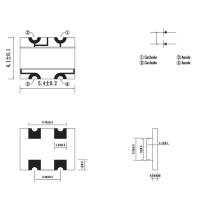 China 5.4x4.1x1.1mm Receiver 730nm -1100nm IR SMD Receiver Tube for Security Alarm Detectors for sale