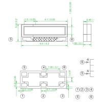 China 6.4x2.4x0.6mm IR Receiver 430nm -1100nm Infrared SMD LED Receiver Tube for Smart Home Sensors for sale