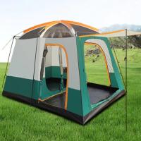 China 210D Double Layer Family Camping Tent 3000mm PU Coating Waterproof 8 Person for sale