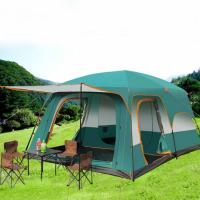 China 210D Double Layer Family Camping Tent 3000mm PU Coating Waterproof 8 Person for sale