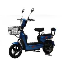China Steel Frame Racing Electric Motorcycle 48V Lead Acid Battery 350W Brushless Motor for sale