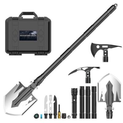 China Multifunctional Camping Tool Kit 37.8in Shovel Axe Set 3CR13 Stainless Steel Outdoor Survival Gear for sale