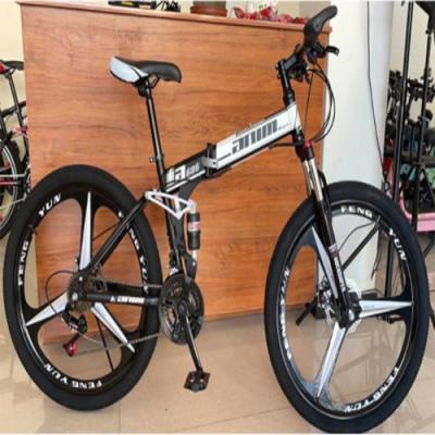 China Foldable Mountain Bike 26 Inch Aluminum Alloy Frame 120kg Load Capacity Disc Brake 21 Speed for sale