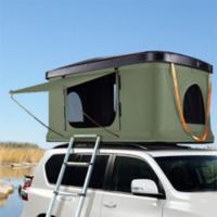 China Canvas 2-3 Person Automatic Rooftop Tent 192x130cm Quick Opening with Aluminum Ladder for sale