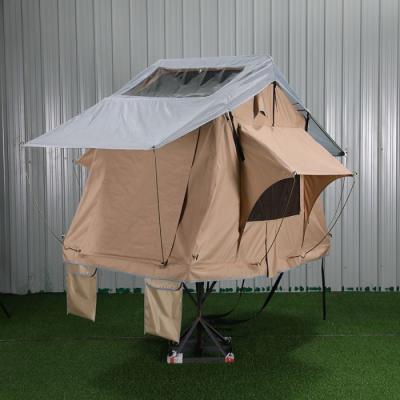 China PU Coated 3000mm SUV Roof Top Tent 2-3 Person Hard Shell Camping for sale