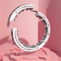 China 24 Section Weighted Smart Hula Hoop LED Digital Fitness Gym Hoop 2.1kg for sale