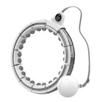 China Smart Weighted Hula Hoop 24 Sections ABS Fitness Ring for Waist Slimming and Massage for sale