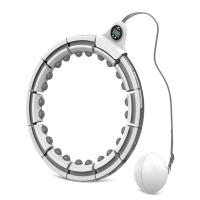 China Smart Weighted Hula Hoop 24 Sections ABS Fitness Ring for Waist Slimming Exercise for sale