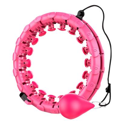 China Smart Digital Hula Hoop 1.7kg 1.5kg 1.3kg Weighted Fitness Hoop for Waist Slimming for sale