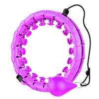 China Smart Digital Hula Hoop 1.7kg 1.5kg 1.3kg Weighted Fitness Hoop for Waist Slimming for sale
