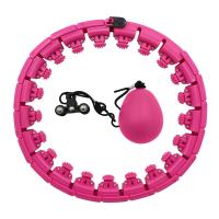 China Smart Weighted Hula Hoop ABS Fitness Ring for Waist Slimming 1.3-1.7kg for sale