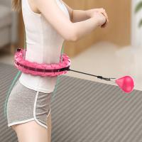 China Smart Weighted Hula Hoop Non-Drop ABS Fitness Ring 1.3kg 1.5kg 1.7kg Adjustable Size for sale