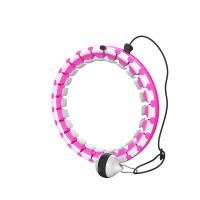 China 24 Section Weighted Hula Hoop Adjustable Size Unisex for sale