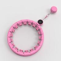 China Smart Counting Hula Hoop Adjustable 24 Sections ABS PVC PP Fitness Exercise for sale
