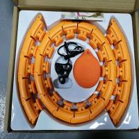 China Adjustable Weighted Smart Hula Hoop 24 Sections ABS PVC Fitness Hoop with Ball for sale