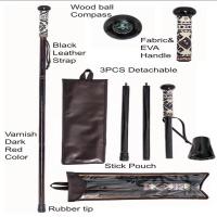 China Hand Carved Peach Wood Walking Stick 90cm for Seniors Outdoor Hiking Cane for sale