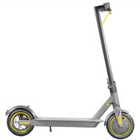 China 2 Wheels Battery Powered Electric Scooter 70km , 10 Inch Tire Folding E Scooter for sale