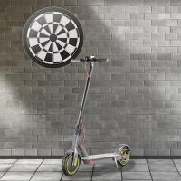 China Chunyoo 36V 10Ah Aluminum Alloy Electric Scooter 65-70km Range 25km/h Two Wheel Foldable for sale
