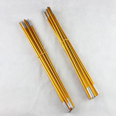 China Retractable Brushed Aluminum Alloy 6061 Tent Pole 19mm Diameter 3-6m Length for sale