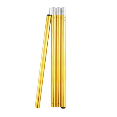 China Custom Aluminum Alloy Tent Poles 19mm Diameter 6000 Series Adjustable Length for sale