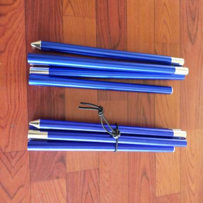 China Aluminum Alloy Retractable Tent Pole 19mm Diameter 5 Section Adjustable 31 to 75 Inches for sale