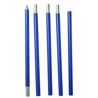 China 6061/7075 Adjustable Aluminum Tent Poles 19mm Anodized Surface Treatment with Rubber Shock Cord for sale