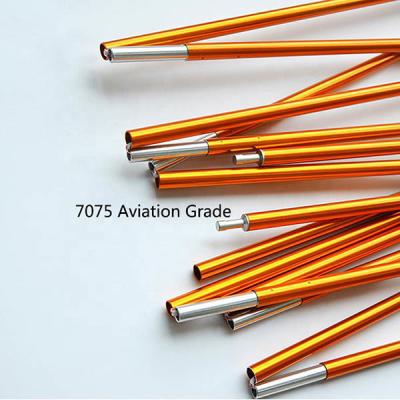 China UV Resistant Tent Adjustable Extension Pole Aluminium Alloy Round Connects for sale