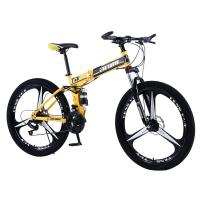 China Foldable Mountain Bike 21 Speed Disc Brake Steel Frame 26 Inch Adult Bicycle for sale