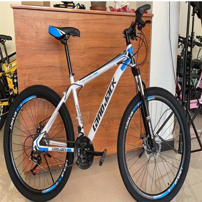 China Unfoldable 26 Inch Mountain Bike Steel Frame Disc Brake 21 24 27 Speed 150kg Capacity for sale
