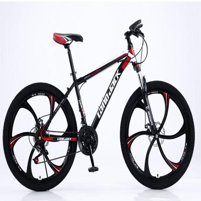 China 150kg Capacity 26 Inch Mountain Bike Hard Frame Steel Dual Disc Brake 21 24 27 Speed for sale