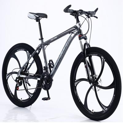 China 26 Inch 21 Speed Hardtail Mountain Bike Steel Frame Disc Brake 150kg Capacity for sale